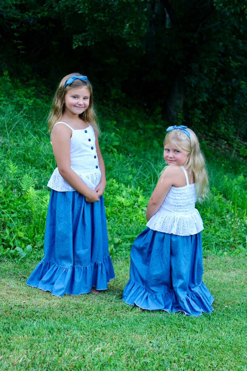 Byron Bay Top and Skirt – Little Lizard King