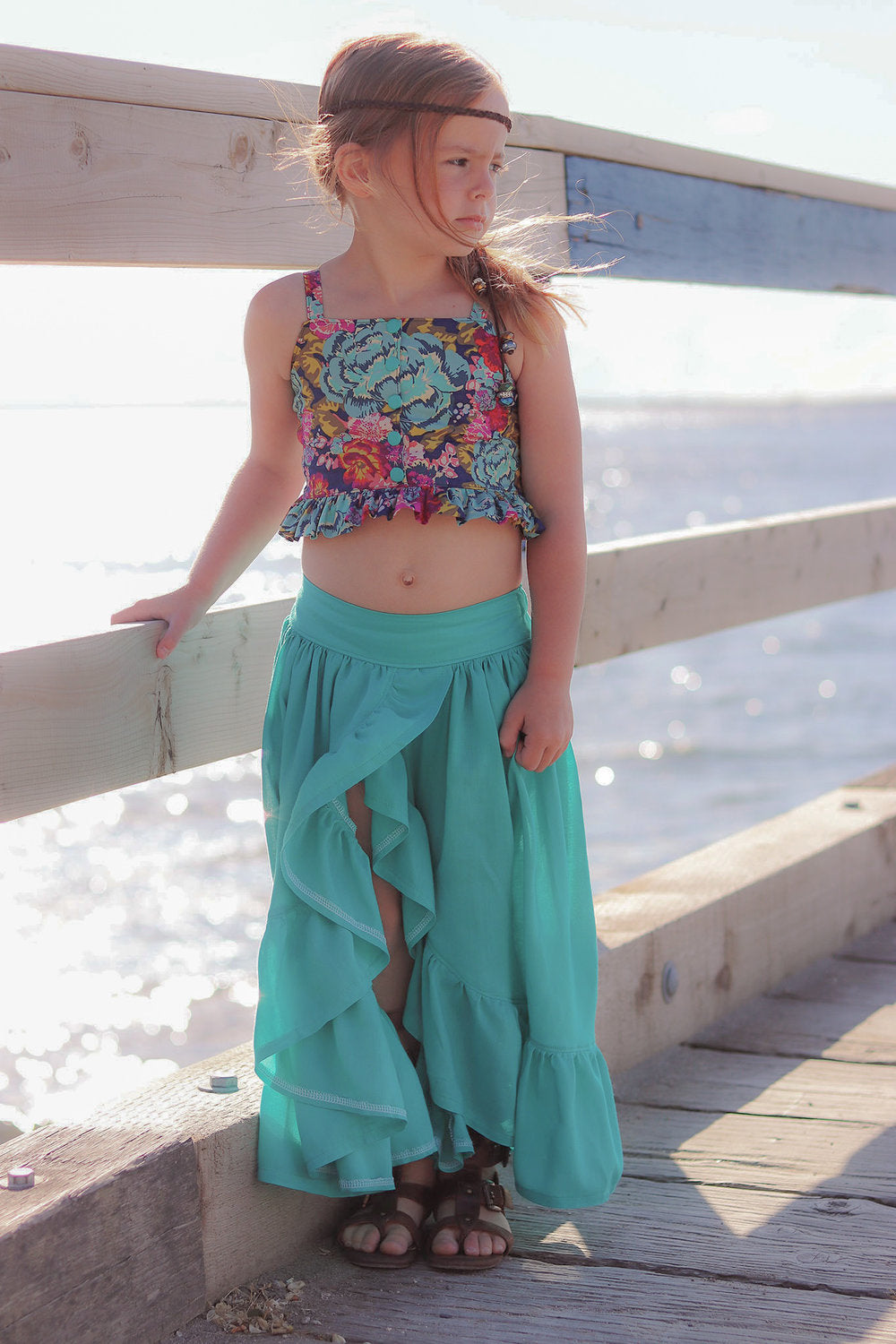 Byron Bay Top and Skirt – Little Lizard King