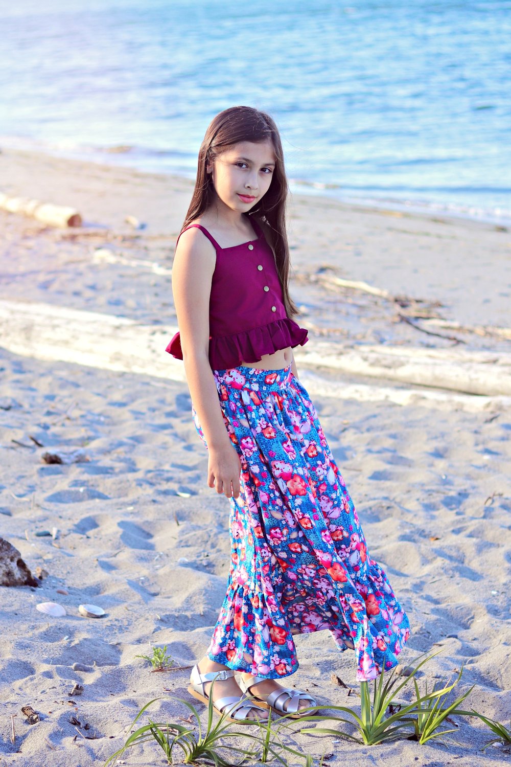 Byron Bay Top and Skirt – Little Lizard King