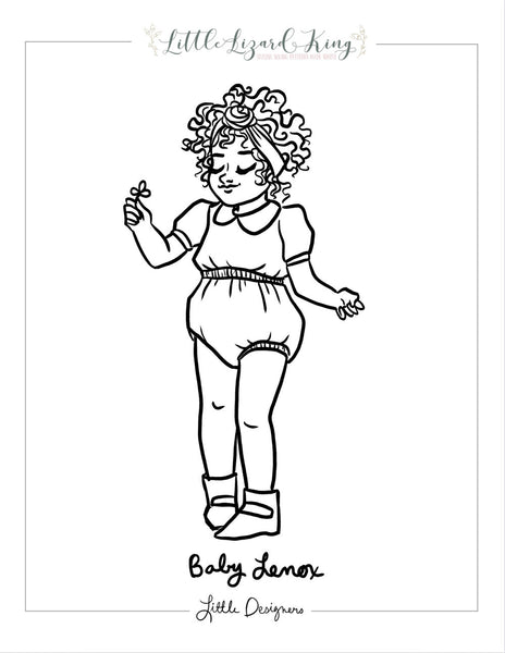 Cabbage Patch Kids Coloring Page