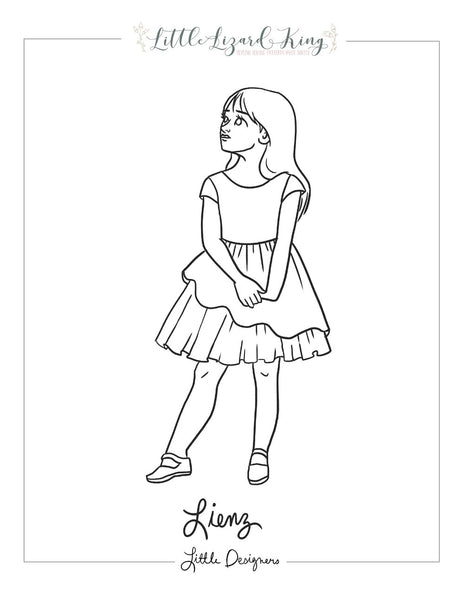 Lienz Coloring Page – Little Lizard King
