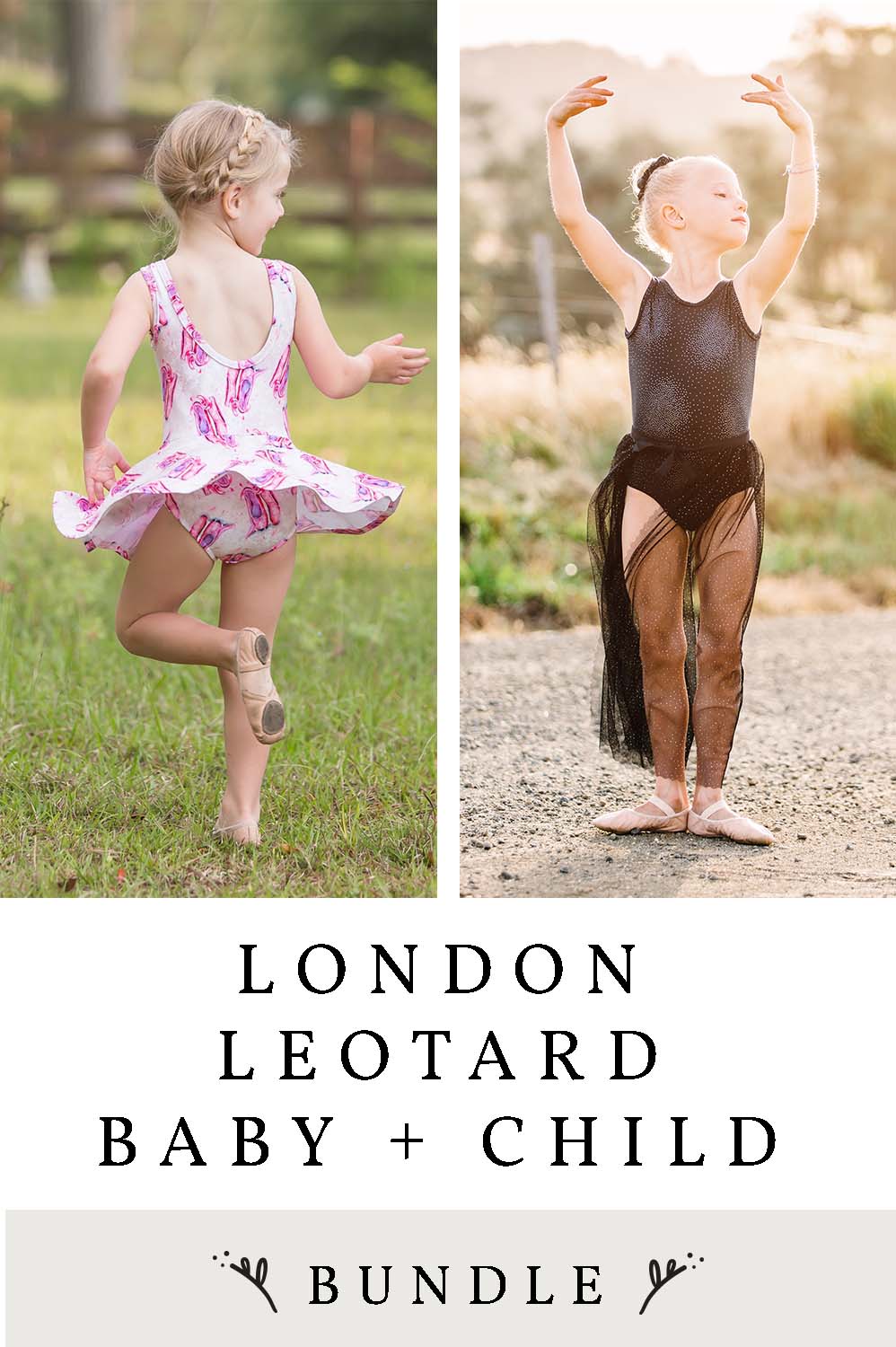 London Leotard Baby and Child 2 Pattern Bundle – Little Lizard King